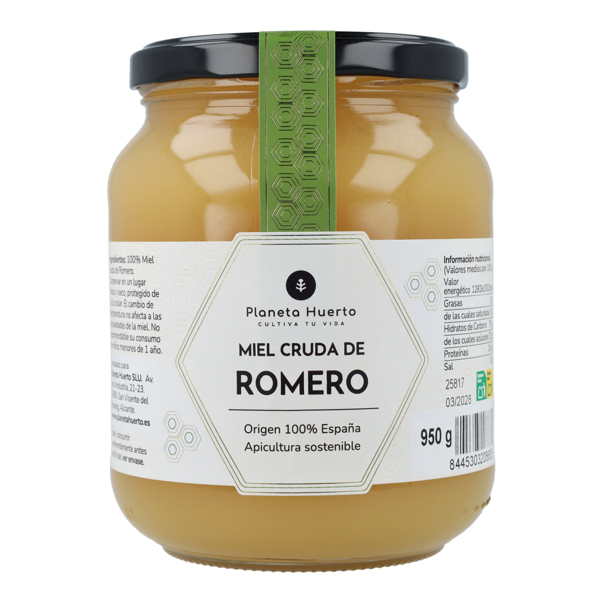 Miel Cruda de Romero Planeta Huerto 950 g en Planeta Huerto