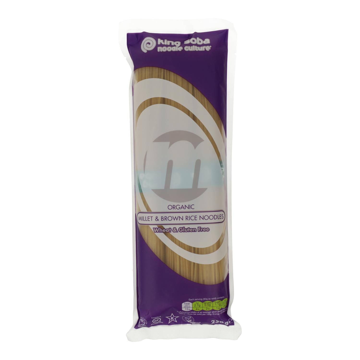 Pasta de Mijo y Arroz Integral sin gluten Bio en forma de Espagueti Ki ...